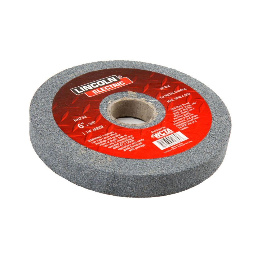 Lincoln Electric 6 In X 3 4 In 60 Grit Bench Grinding Wheel KH236