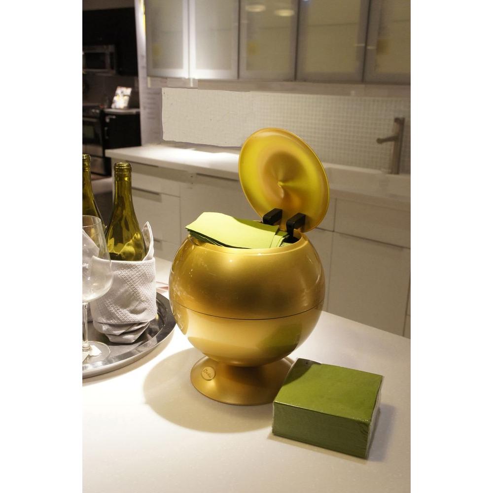 iTouchless Sensor Apple 360 Degree Gold Touchless Napkin/Tissue ...