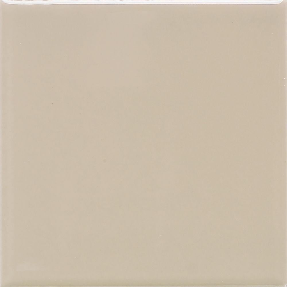 Daltile Matte Urban Putty 4-1/4 in. x 4-1/4 in. Ceramic Wall Tile (12.5 ...
