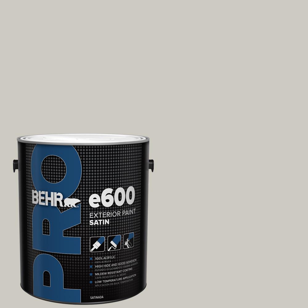 BEHR PRO 1 gal. #790C-3 Dolphin Fin Satin Enamel Exterior Paint-PR64001 ...