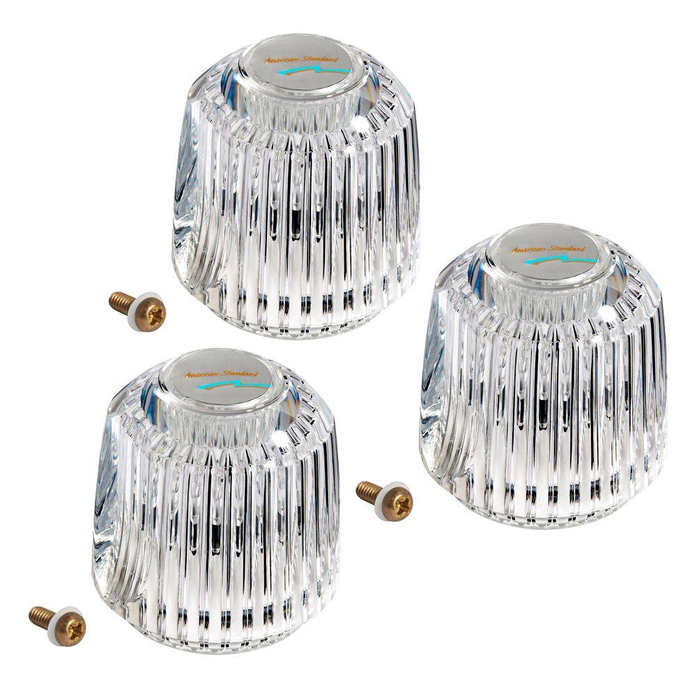 American Standard Large Acrylic Handle Kit with Hot/Cold and Arrow ...