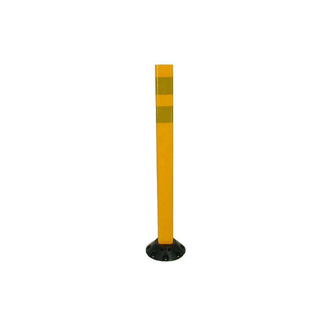 Three D Traffic Works 36 in. Repo Post Workzone Yellow Delineator Post ... Three D Traffic Works 36 in. Repo Post Workzone Yellow Delineator Post ...