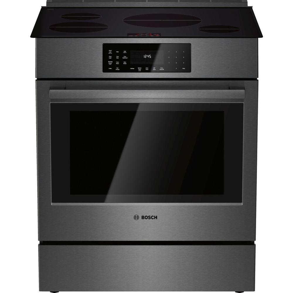 Slide-In - Black Stainless Steel - Electric Ranges - Ranges - The Home ...