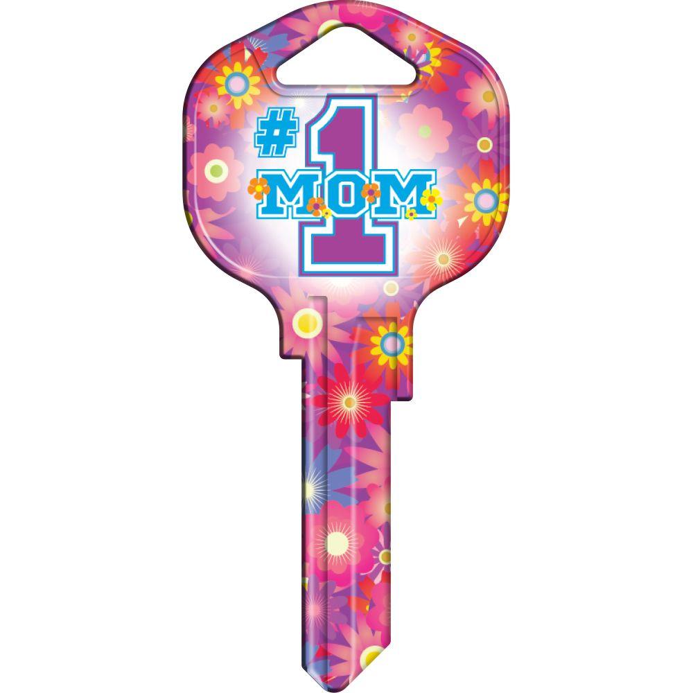 HY-KO Blank Kwikset #1 Mom House Key-15005KW1-MOM - The Home Depot