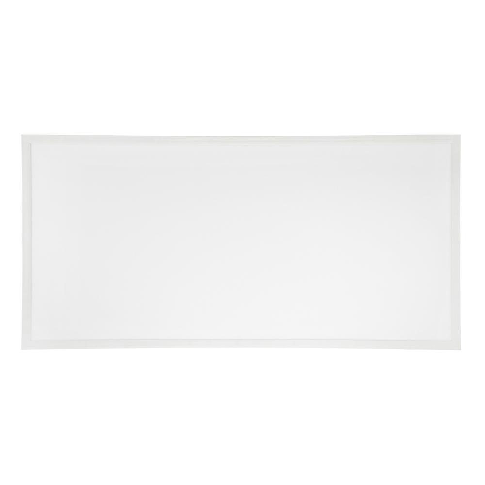 Commercial Electric 2 ft. x 4 ft. LED Flat Panel Light with Selectable ...