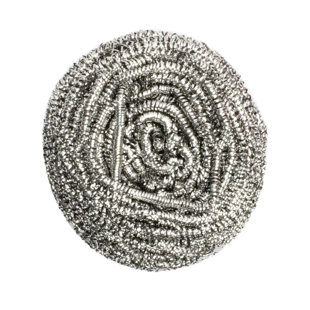 casa LIMPIA Round Steel Wire Sponge (1-Pack)-239-00051 - The Home Depot