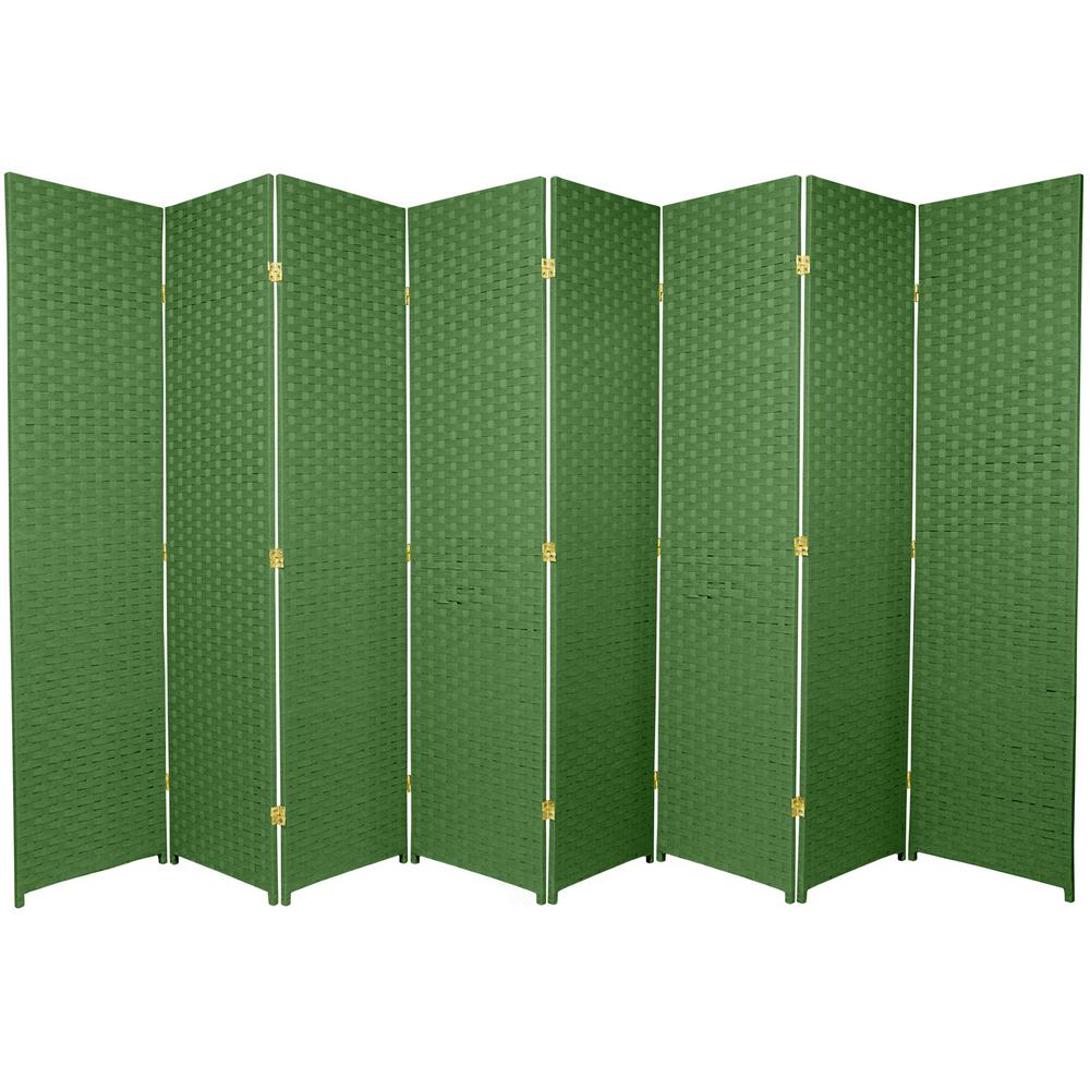 6 ft. Light Green 8-Panel Room Divider-SSFIBER-8P-LGRN - The Home Depot