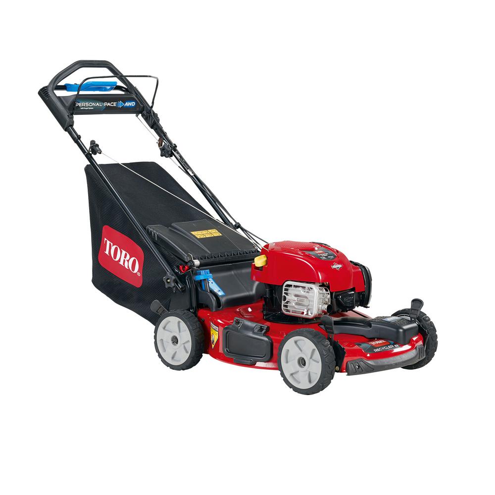 Toro Recycler 22 in. All-Wheel Drive Personal Pace Variable Speed Gas ...
