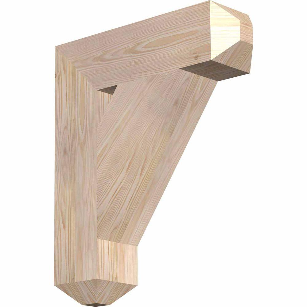 Ekena Millwork 3.5 in. x 22 in. x 18 in. Douglas Fir Traditional ...