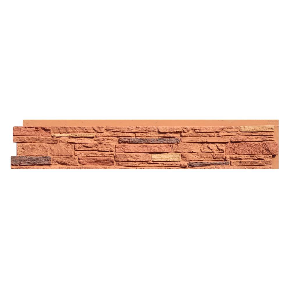 Red - Stone Veneer Siding - Siding - The Home Depot