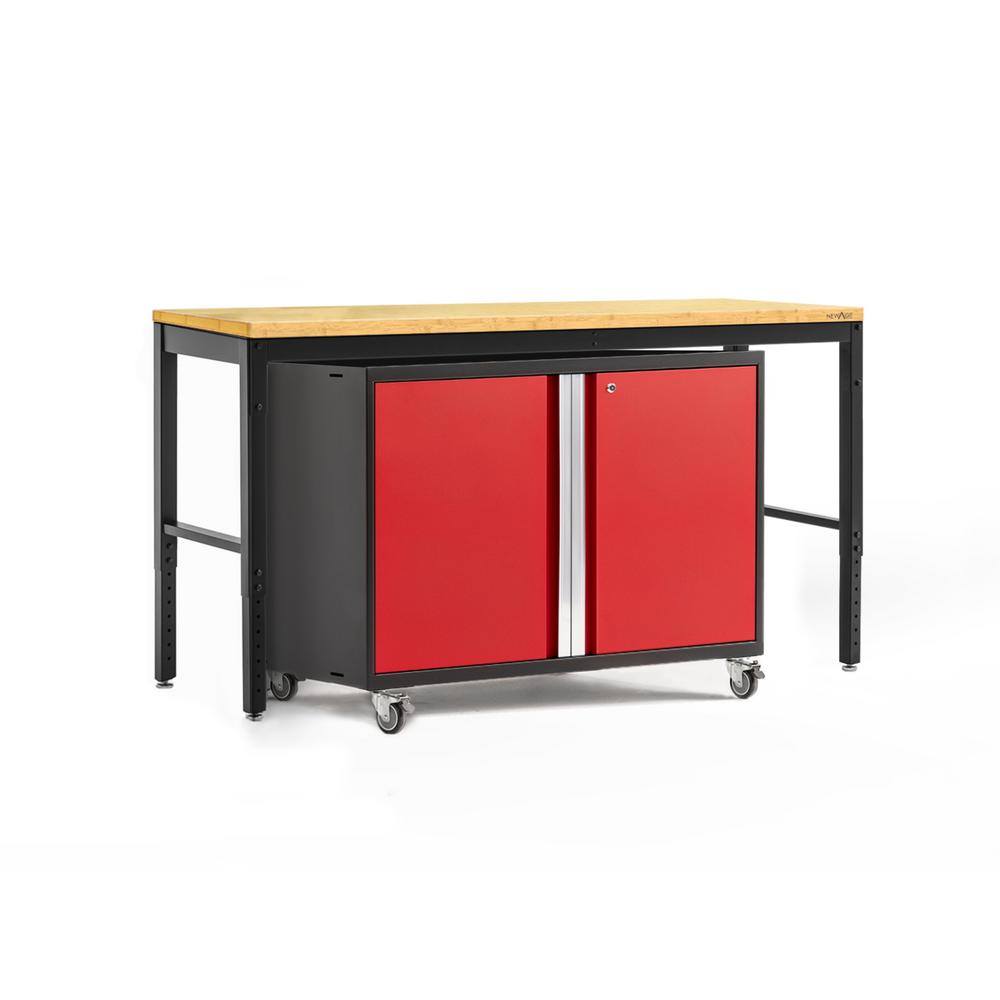 NewAge Products Pro Series 84 in. W x 37.5 in. H x 24 in. D 18-Gauge ...