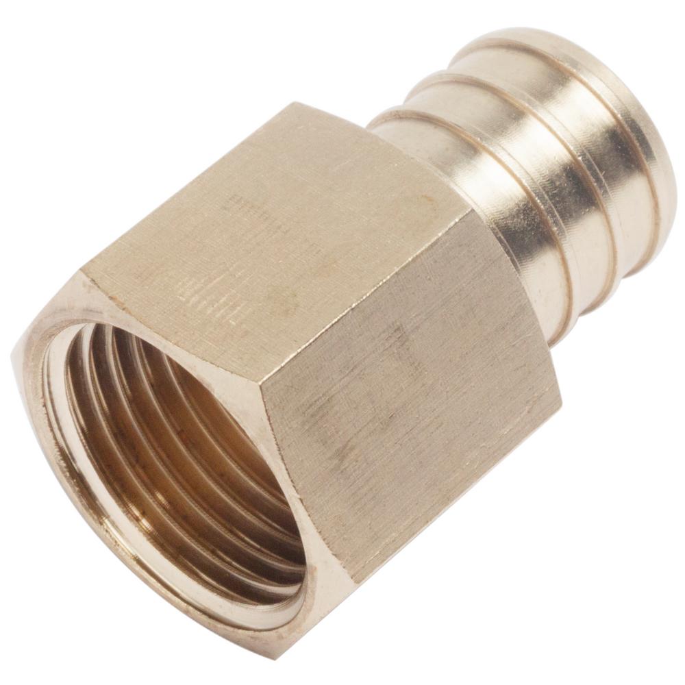 LTWFITTING 3/4 in. x 1/2 in. Lead Free Brass PEX Barb x FIP Adapter ...