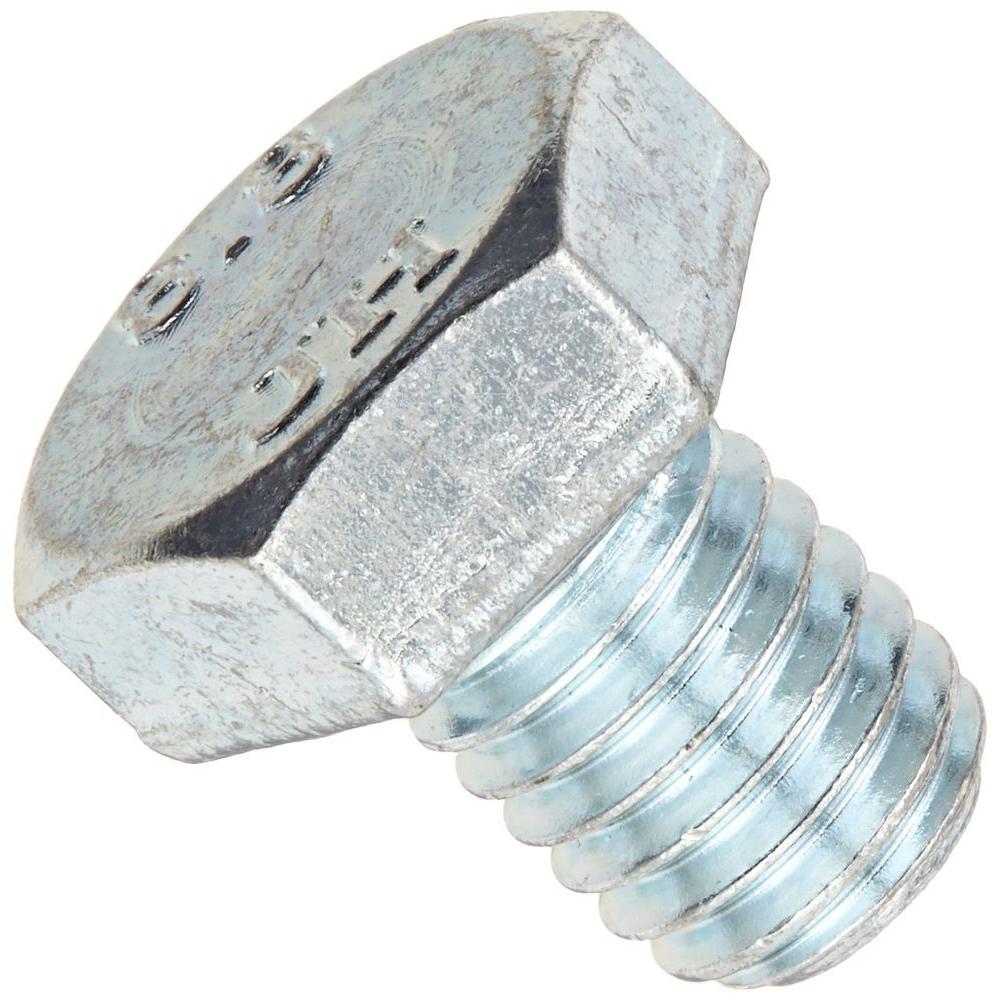 Robtec 7/16 in. x 2-1/2 in. Zinc-Plated Grade 5 Hex Bolt (4-Pack ...