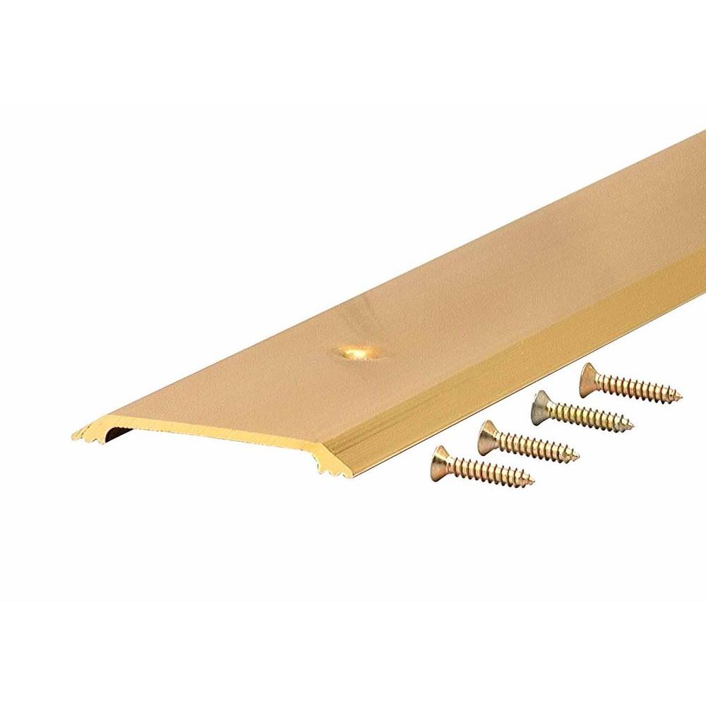 M-D Building Products 72 in. Bright Gold Deluxe Low Aluminum Threshold ...