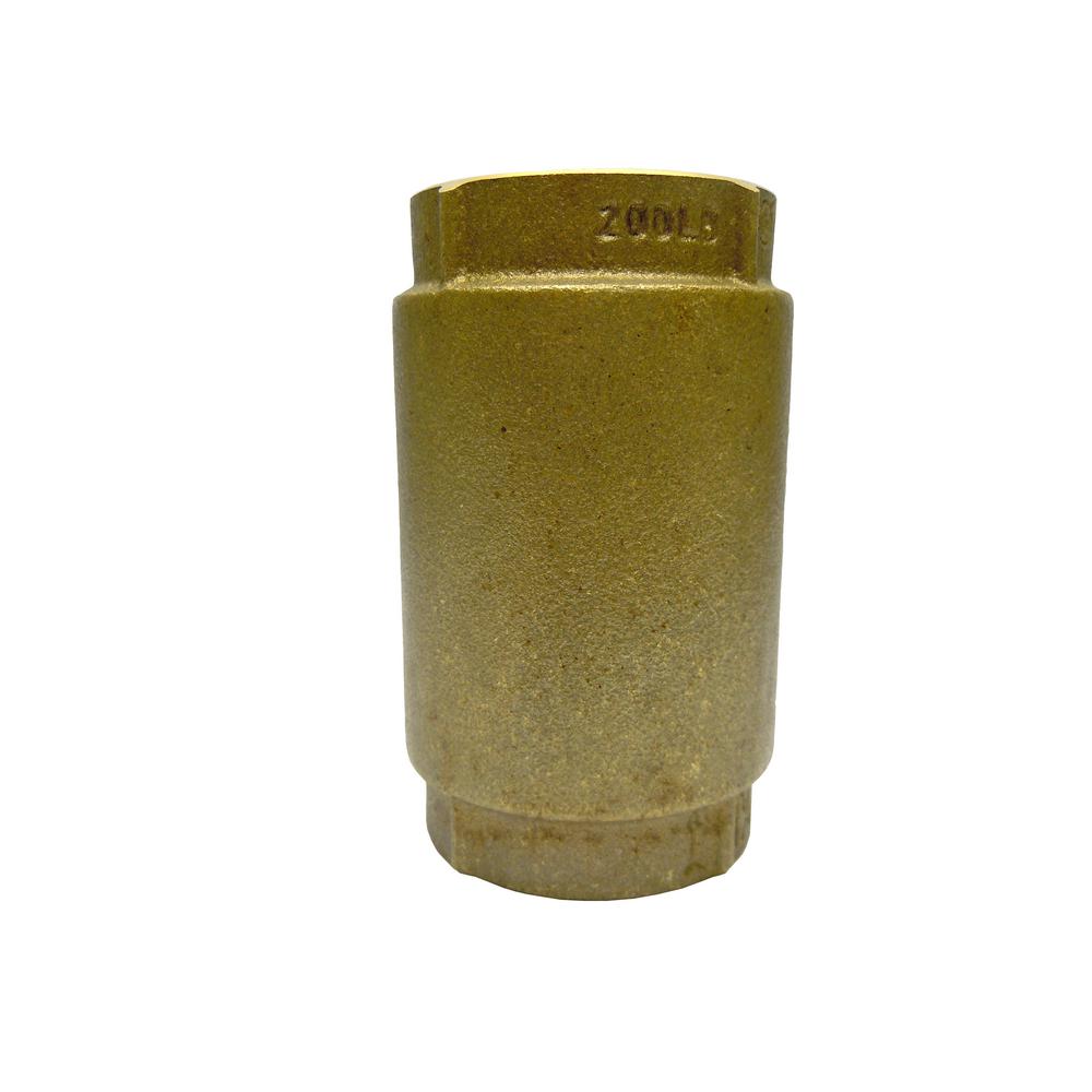 Everbilt 1-1/2 in. Brass Check Valve-EBCV150NL - The Home Depot