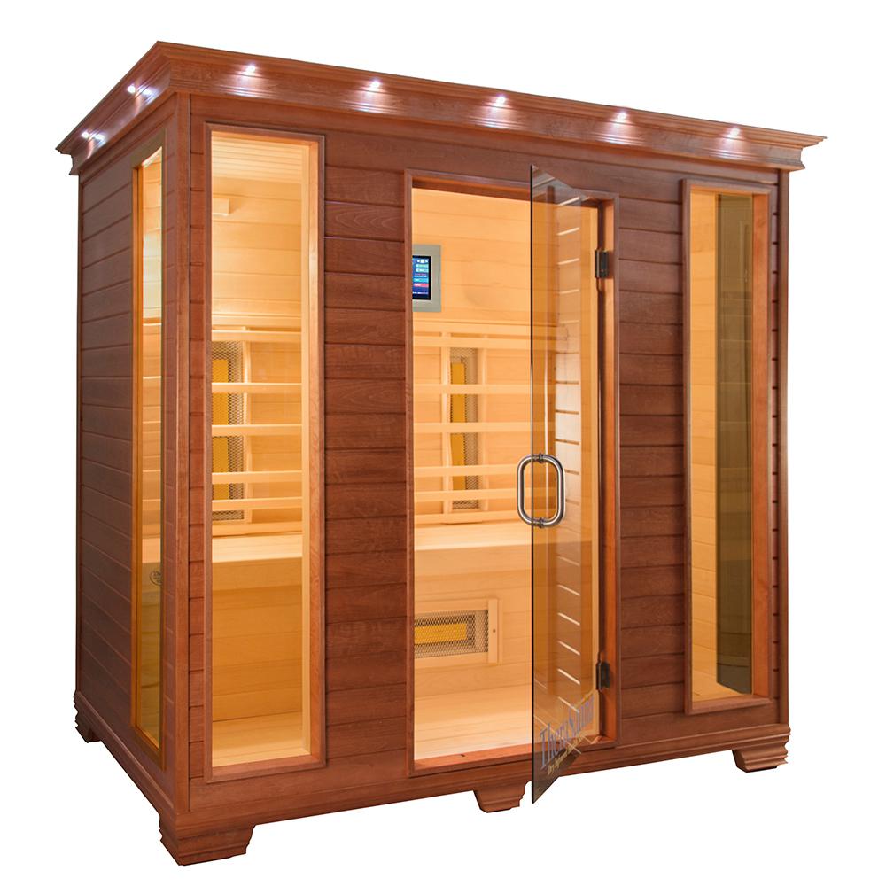 TheraSauna 4-Person Infrared Health Sauna with MPS Touchview Control ...