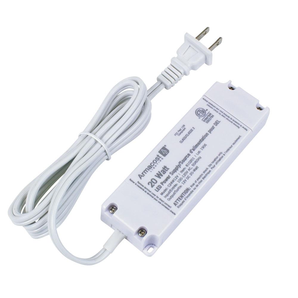 Armacost Lighting 12-Volt 20-Watt White LED Standard Power Supply ...