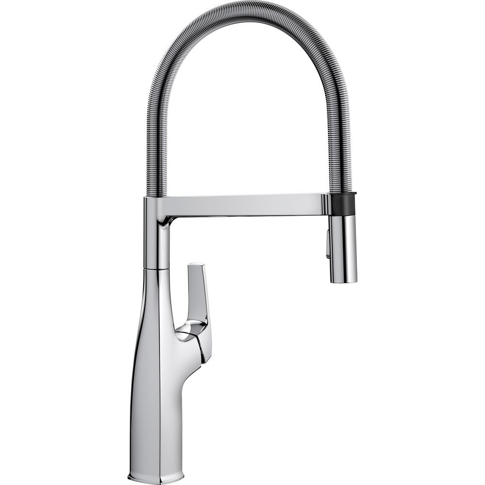 Blanco Rivana Single-Handle Semi-Pro Standard Kitchen Faucet in Chrome ...