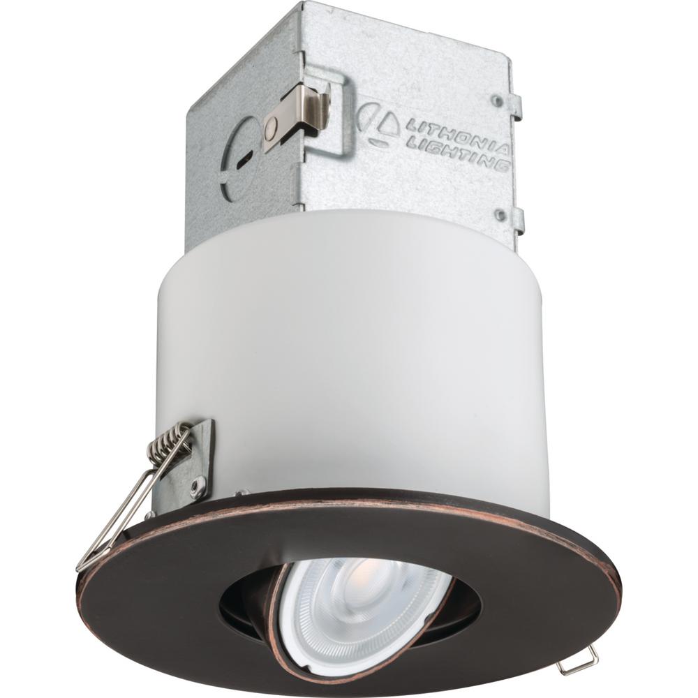 Lithonia Lighting Lithonia OneUp 3 in. Oil Rubbed Bronze Integrated LED ...