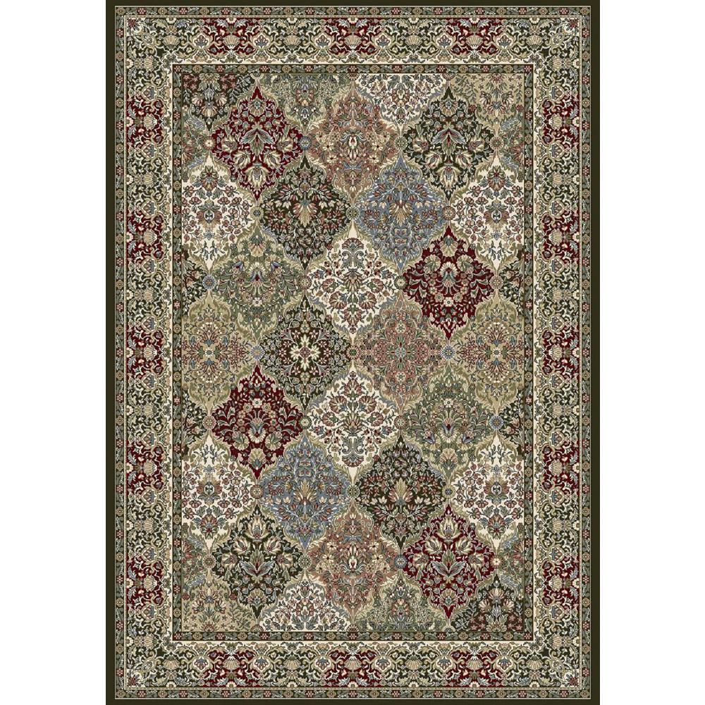 Dynamic Rugs Ancient Garden Multi Panel 8 ft. x 11 ft. Indoor Area Rug ...