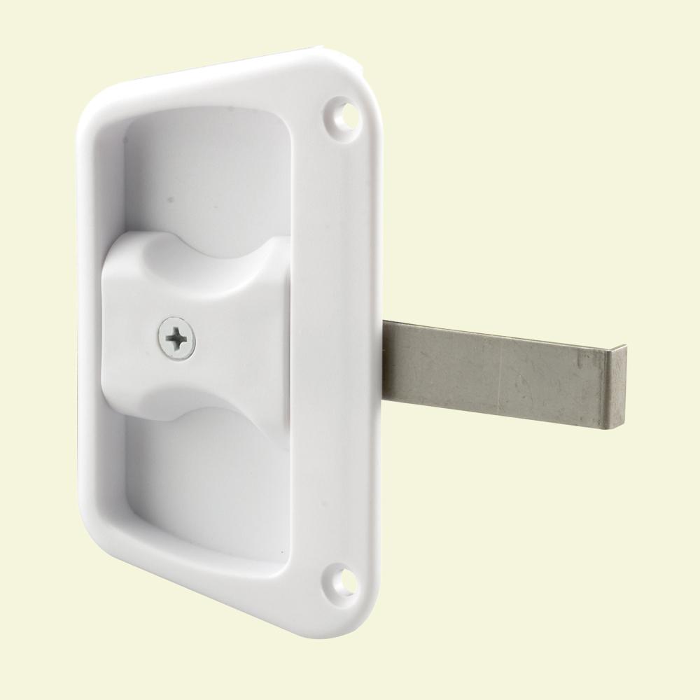Prime-Line White Sliding Screen Door Latch with Screw-A 224 - The Home ...