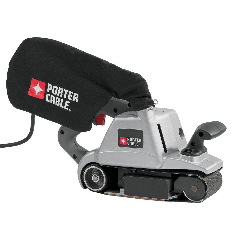 Porter Cable 3 In X 24 In Variable Speed Belt Sander 360VS The Home Porter Cable 3 In X 24 In Variable Speed Belt Sander 360VS The Home