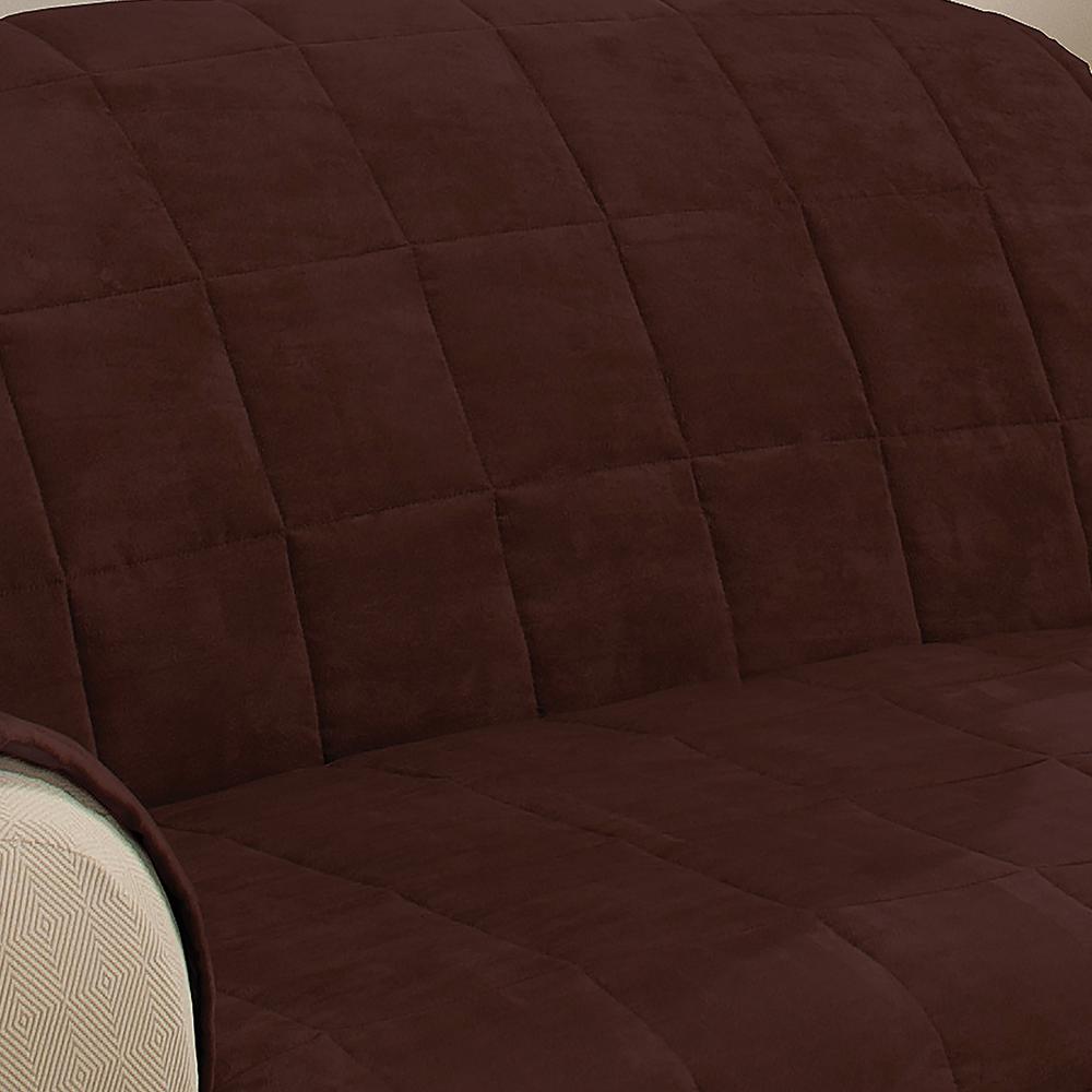 Innovative Textile Solutions Chocolate Ultimate Faux Suede XL-Sofa ...