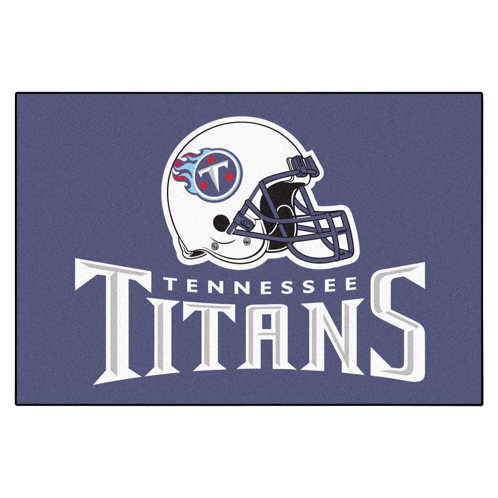 FANMATS Tennessee Titans 18 in. x 27 in. 2-Piece Heavy Duty Vinyl Car ...
