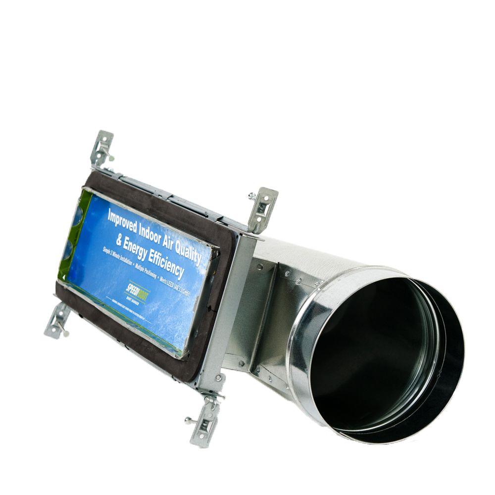 SPEEDI- BOOT 4 in. W x 14 in. L to 8 in. Diameter Torpedo End Register ...