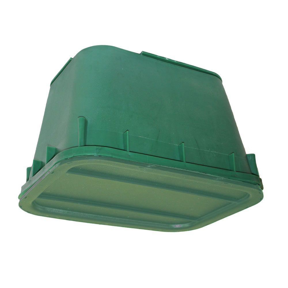 DURA 12 in. W x 17 in. D x 12 in. H Rectangular DRY Box in Black Body ...