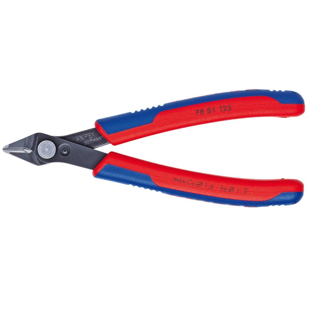 KNIPEX 5 in. Electronic Super-Knips with Comfort Grip-78 81 125 - The ...