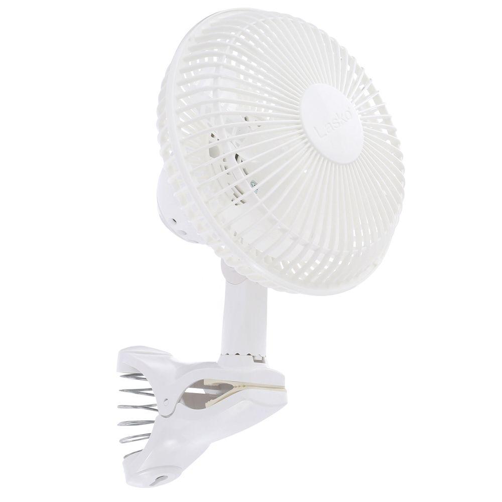 Lasko 6 in. 2-Speed Clip Fan-2004W - The Home Depot