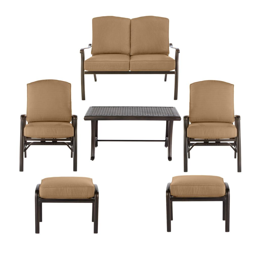 Seats 5 People - Patio Conversation Sets - Outdoor Lounge Furniture ...
