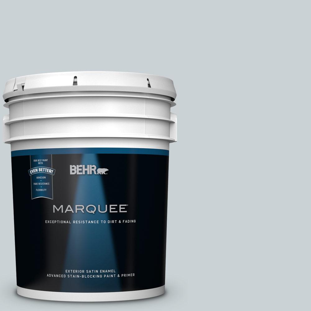 BEHR MARQUEE 5-gal. #N490-1 Absolute Zero Satin Enamel Exterior Paint ... BEHR MARQUEE 5-gal. #N490-1 Absolute Zero Satin Enamel Exterior Paint ...