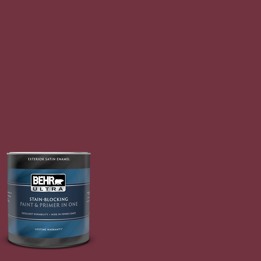 BEHR ULTRA 1 qt. #MQ1-15 Rumors Satin Enamel Exterior Paint and Primer ... BEHR ULTRA 1 qt. #MQ1-15 Rumors Satin Enamel Exterior Paint and Primer ...
