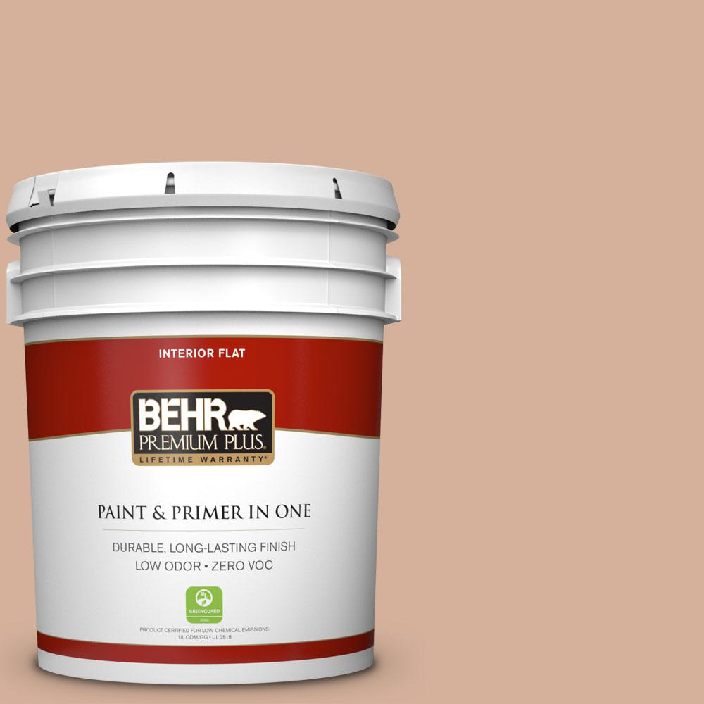 BEHR Premium Plus 5-gal. #S210-3 Sweet Tea Flat Interior Paint-140005 ...