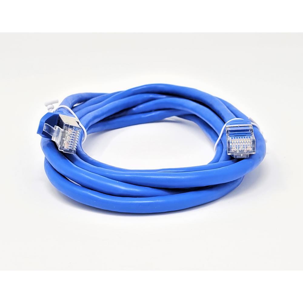 Micro Connectors, Inc 14 ft. CAT 7 SFTP 26AWG Double Shielded RJ45 ...
