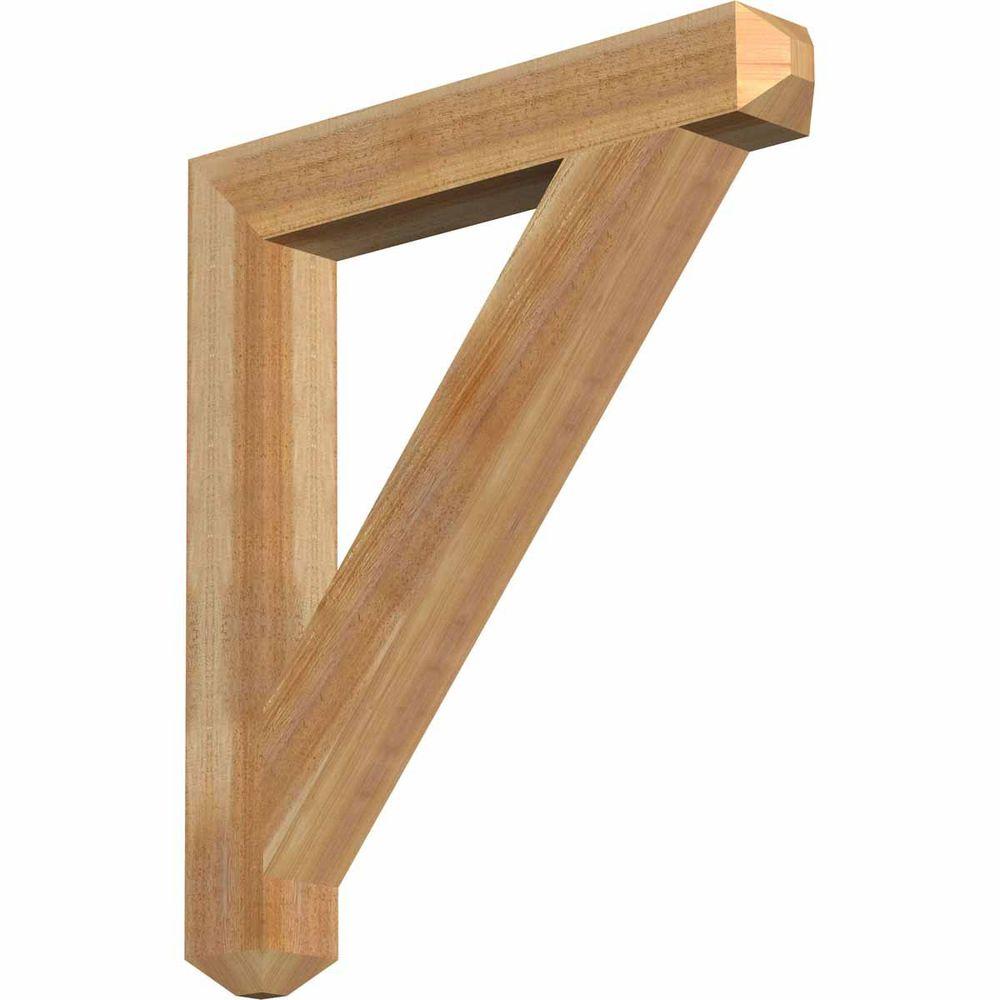 Ekena Millwork 4 in. x 32 in. x 28 in. Western Red Cedar Traditional ...