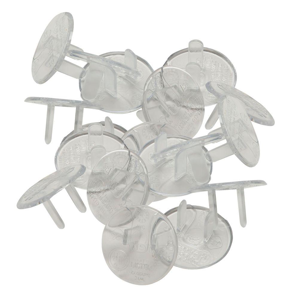 Safety 1st Ultra Clear Plug Protectors (18-Pack)-HS230 - The Home Depot