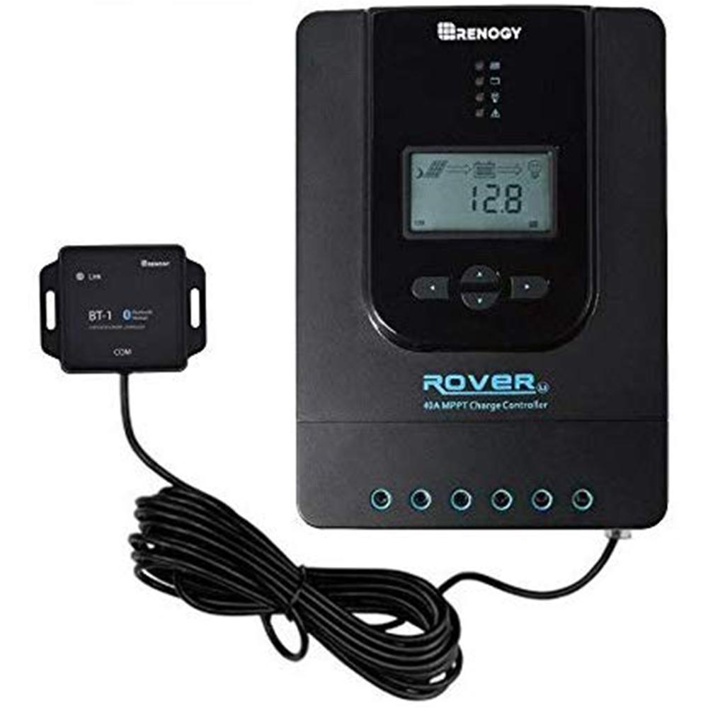 Renogy Rover Li 24-Volt 20 Amp MPPT Solar Charge Controller with Bluetooth Module-RNG-CTRL-RVR20 ...