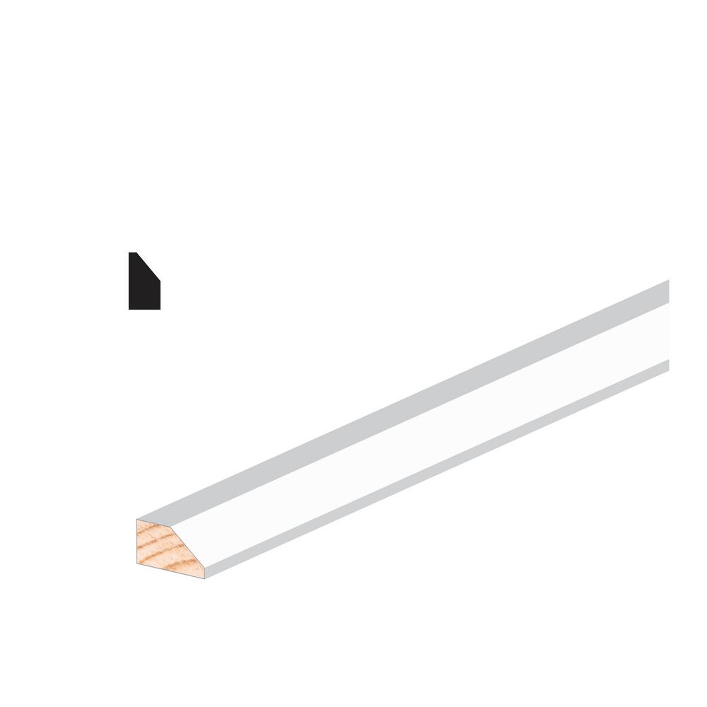 Woodgrain Millwork Timeless Craftsman 118ANG 5/8 in. x 1-1/8 in. Primed ...