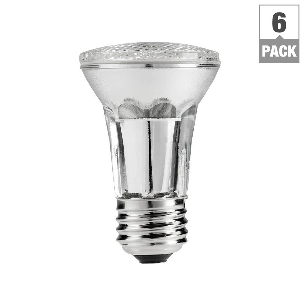 Philips 60-Watt Equivalent PAR16 Halogen Dimmable Flood Light Bulb (6 ... Philips 60-Watt Equivalent PAR16 Halogen Dimmable Flood Light Bulb (6 ...