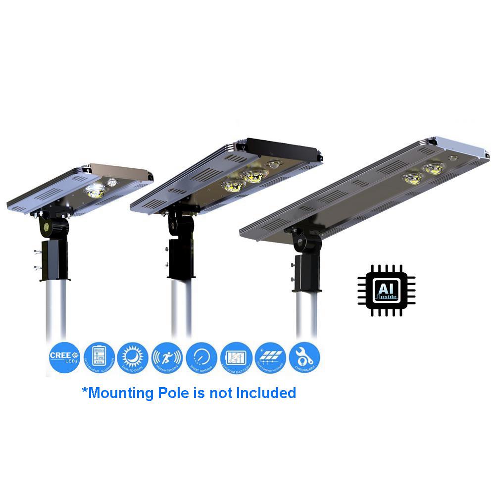 eLEDing Solar Power AI SMART 1600 Lumens Brown Motion Sensing Outdoor ...