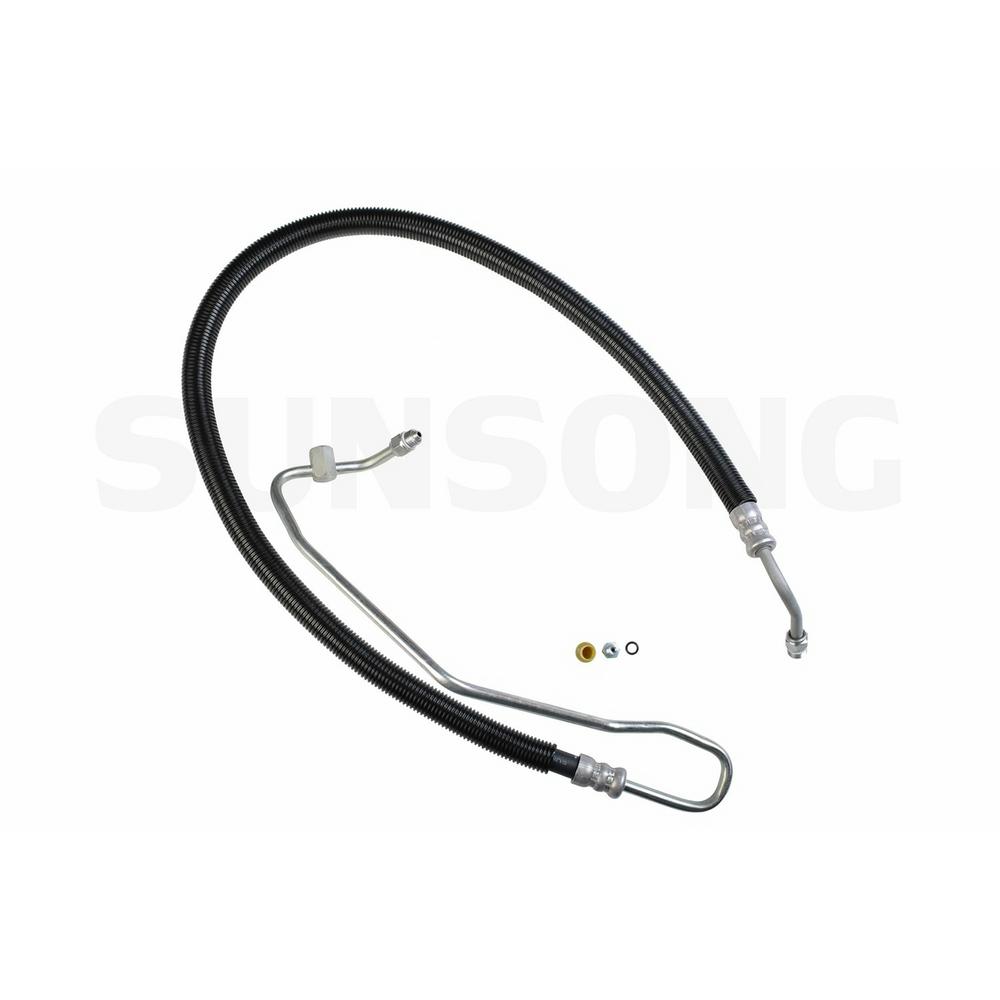Sunsong Power Steering Pressure Line Hose Assembly-3401290 - The Home Depot