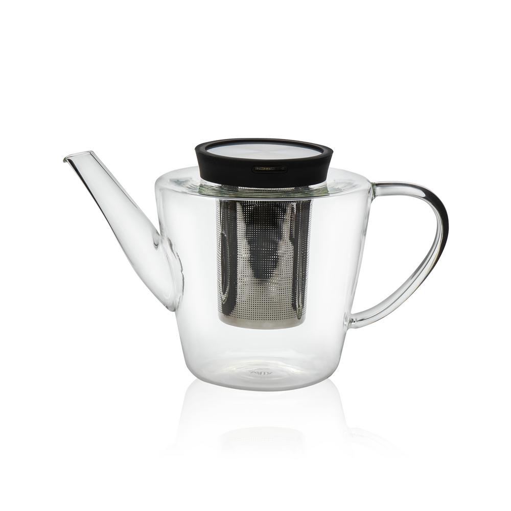 VIVA Scandinavia Infusion Glass Teapot-99001 - The Home Depot