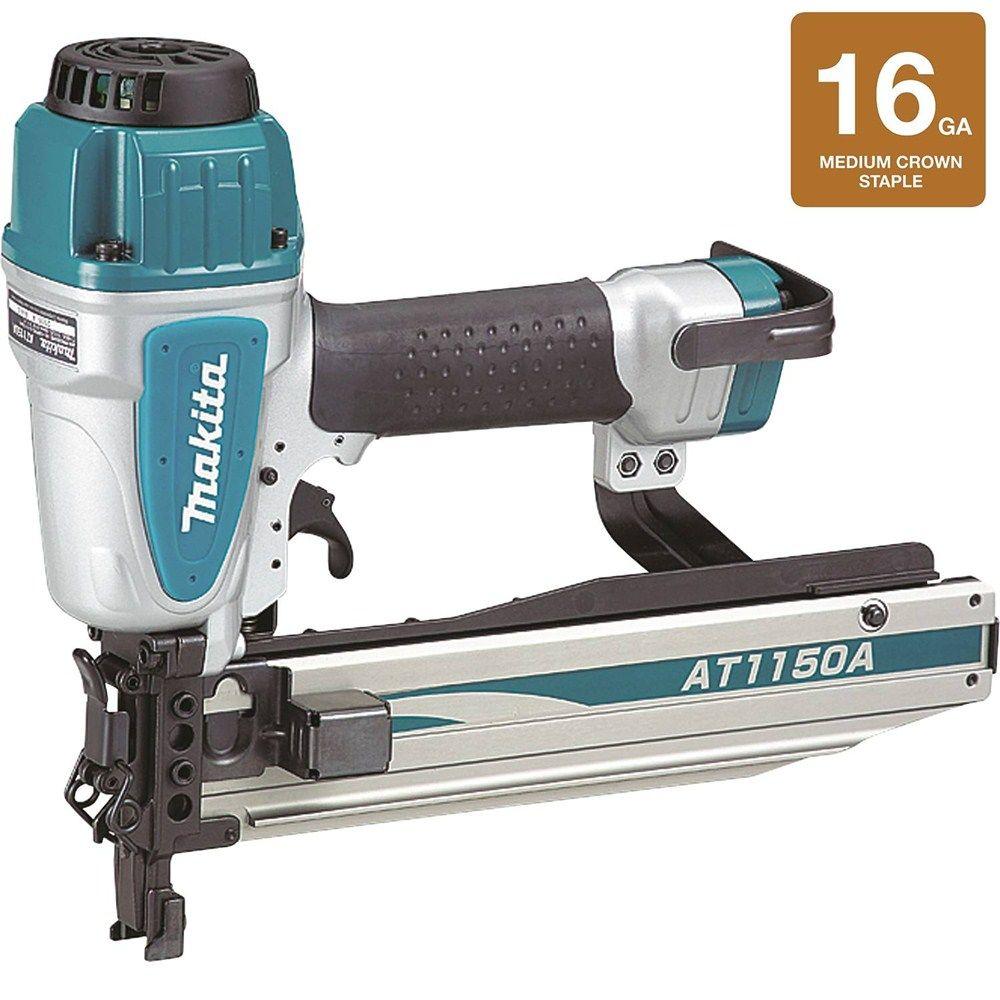 Makita 7/16 in. x 16-Gauge Medium Crown Stapler-AT1150A - The Home Depot