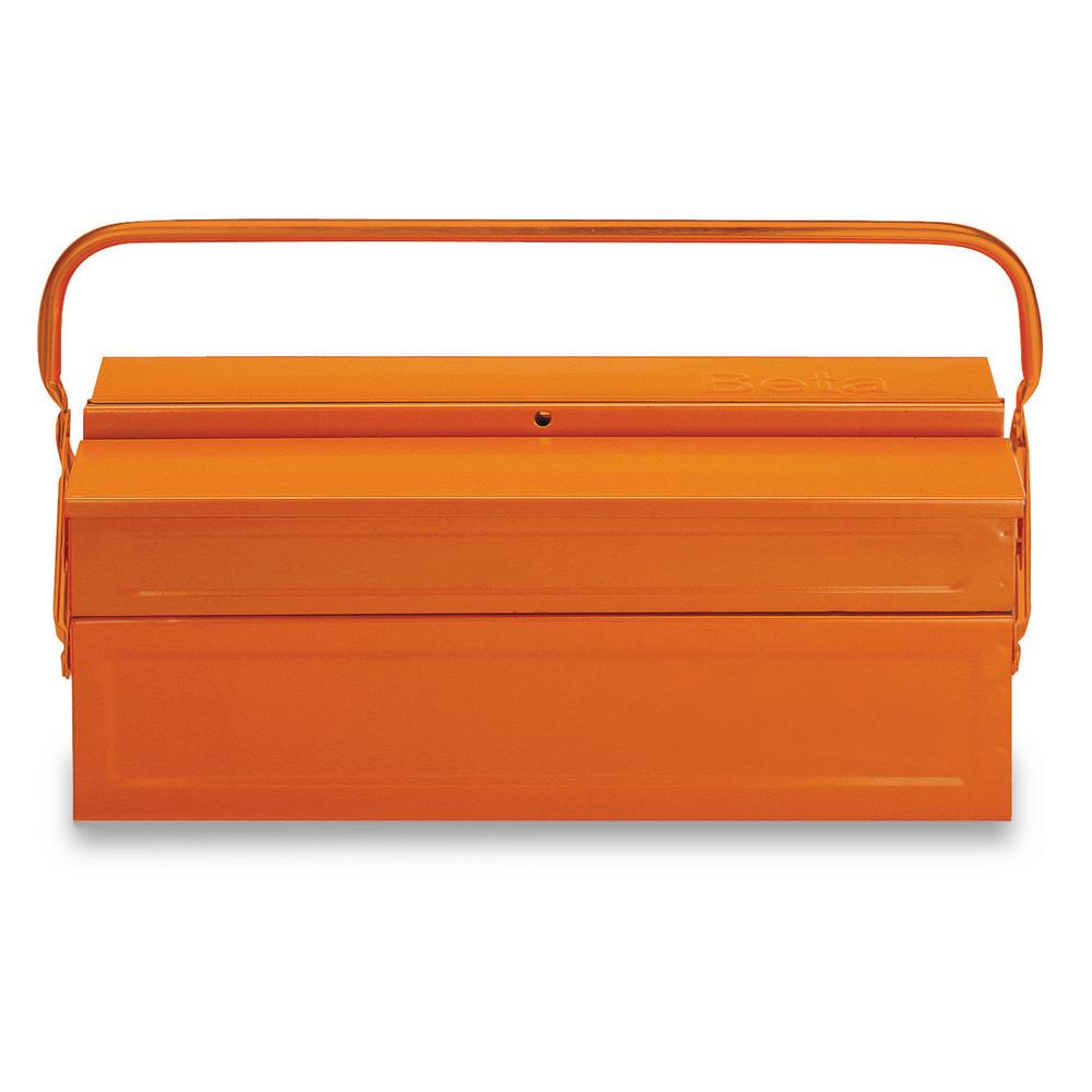 Beta 8 in. x 22 in. Cantilever Sheet Metal Tool Box in Orange-C19L ...
