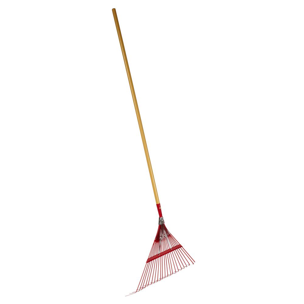 Emsco Cavex Series 22.5 in. 22-Tine Metal Leaf Rake-2850 - The Home Depot