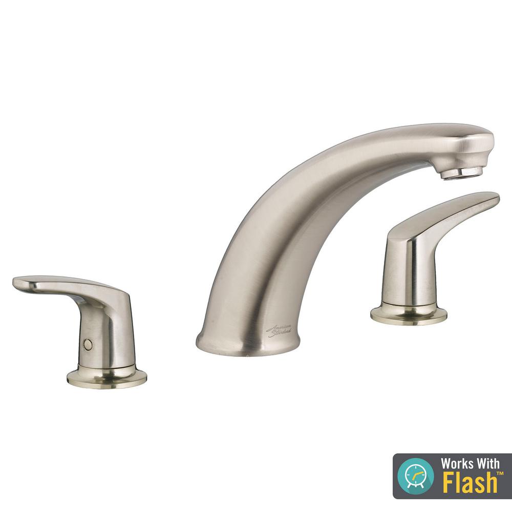 American Standard Colony PRO 2-Handle Deck-Mount Roman Tub Faucet for ...