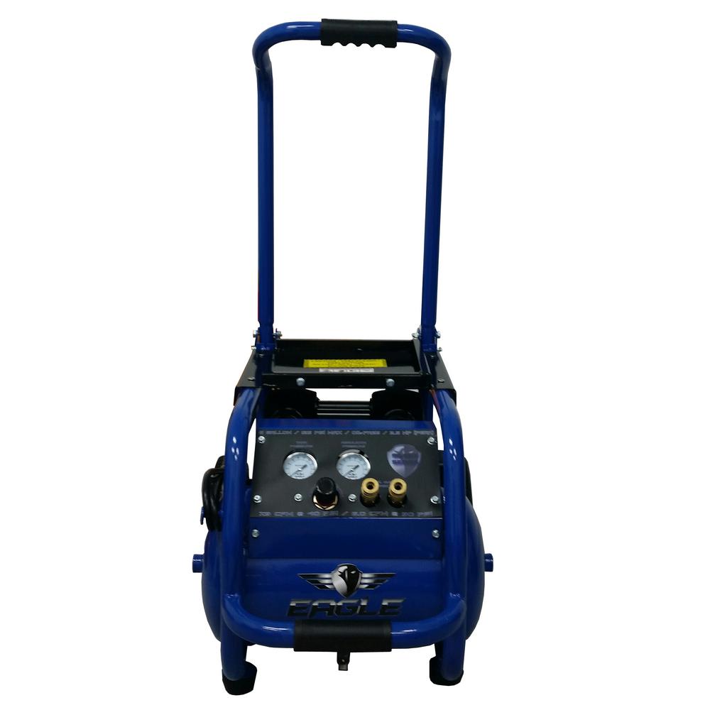 Eagle Silent Series, 2.5 HP, Electric 115-Volt, Oil Free Air Compressor ...
